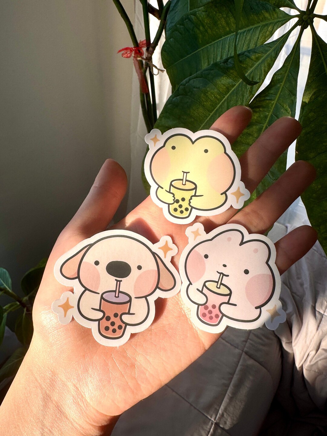 Boba Buddies Waterproof Vinyl Sticker Pack, Taiwan Bubble Tea Sticker ...