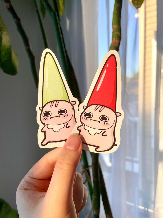 Gerbil Sticker Set Cute Hamster Garden Gnomes Cartoon Art - Etsy