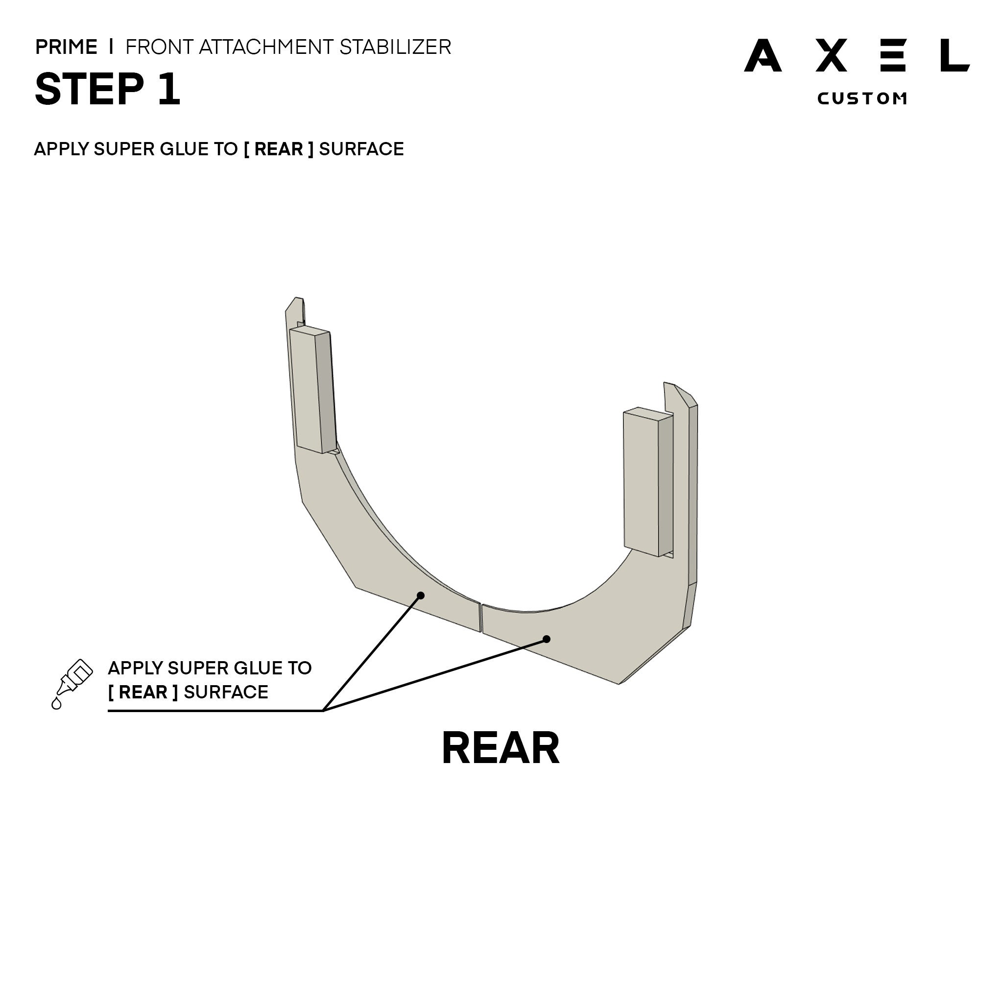 Game Face Prime Front Attachment Stabilizer - Etsy