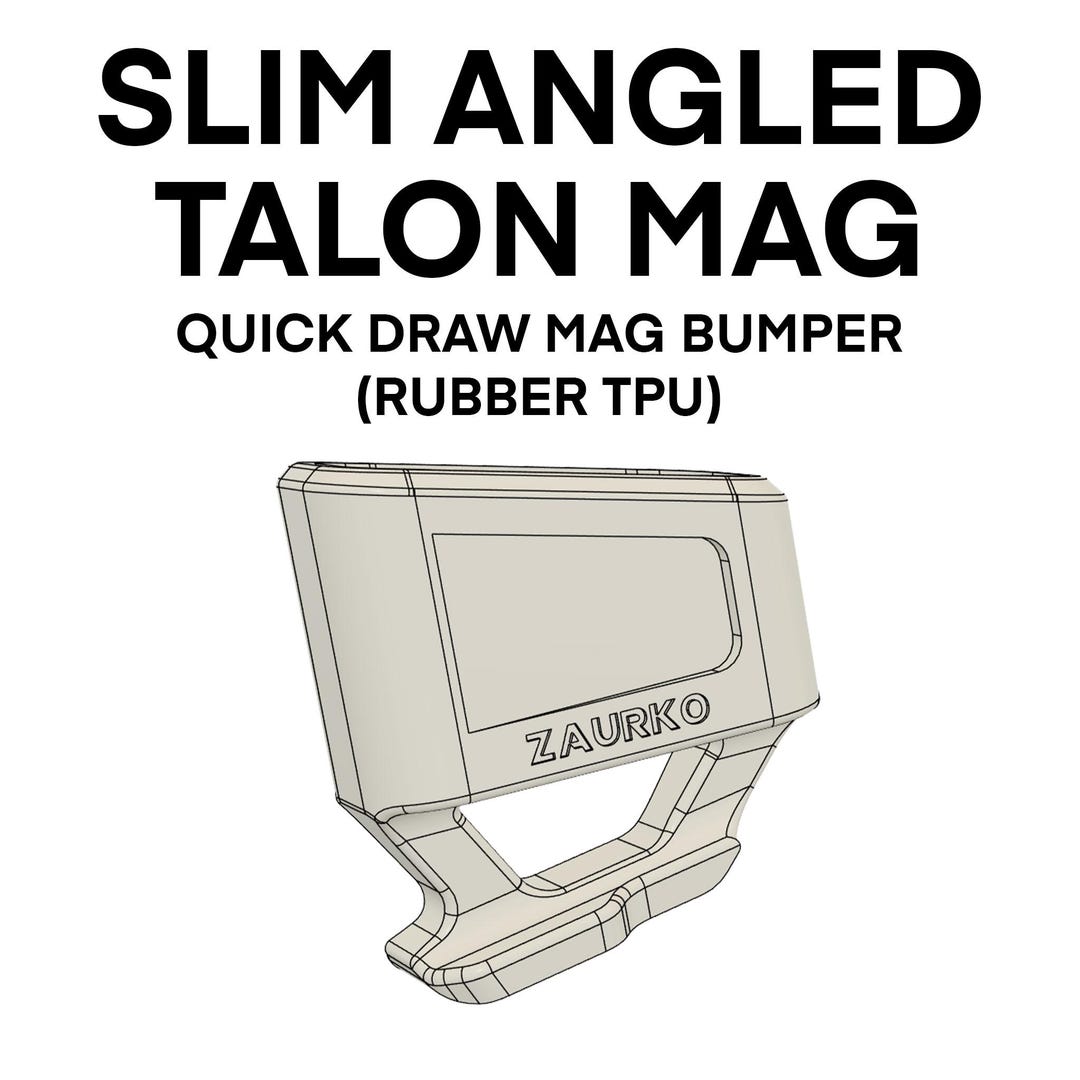 Slim Angled Talon Mag (nightingale) - Quick Draw Mag Bumper (rubber TPU ...
