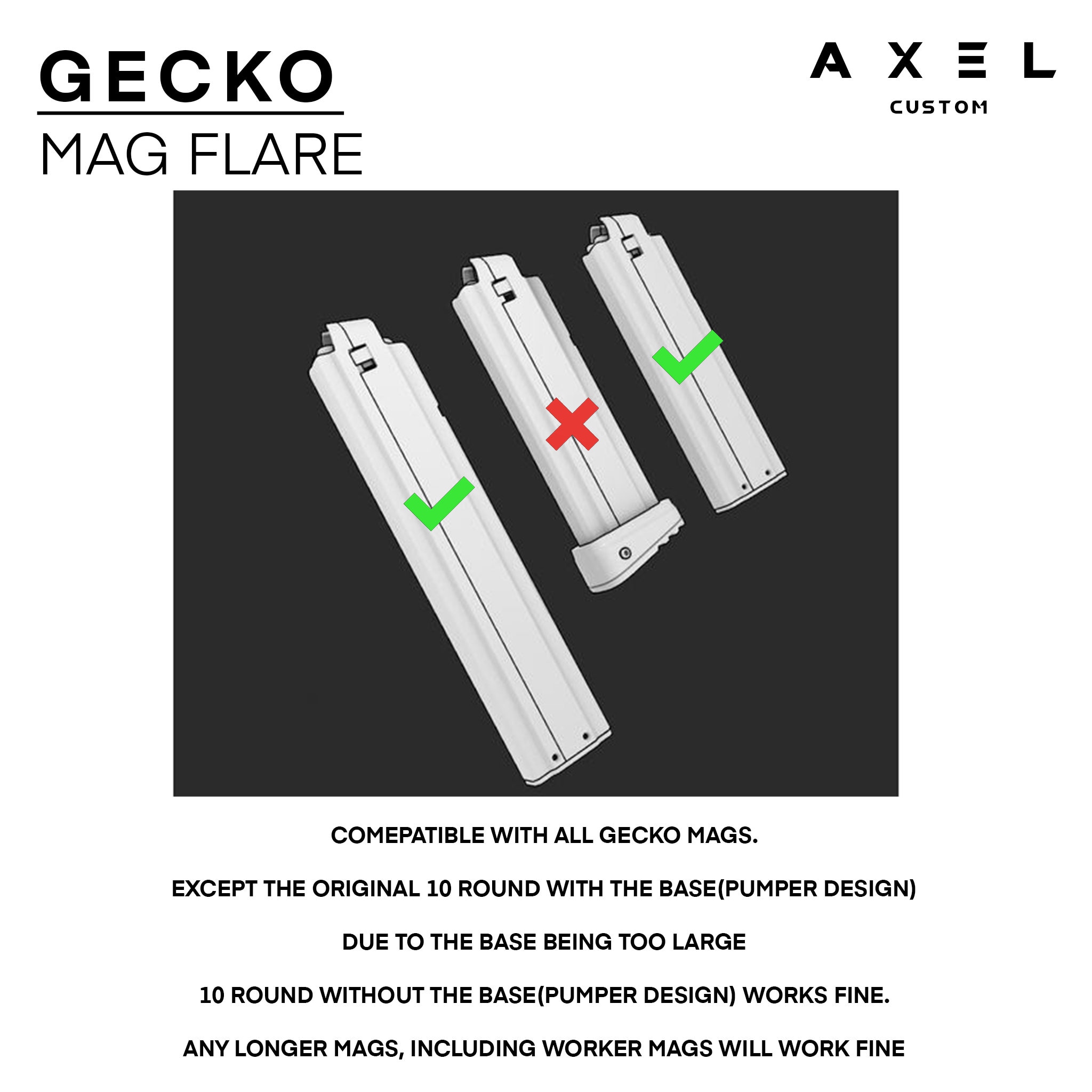 Gecko - Mag Flare - Etsy