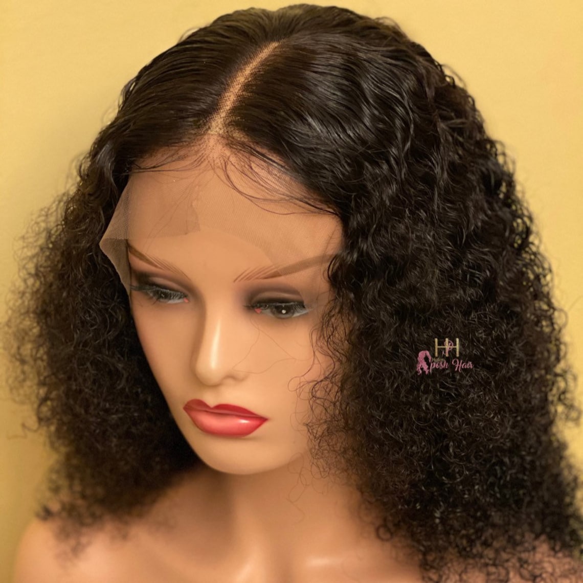 Jerry Curls Frontal Human Hair Wig Etsy
