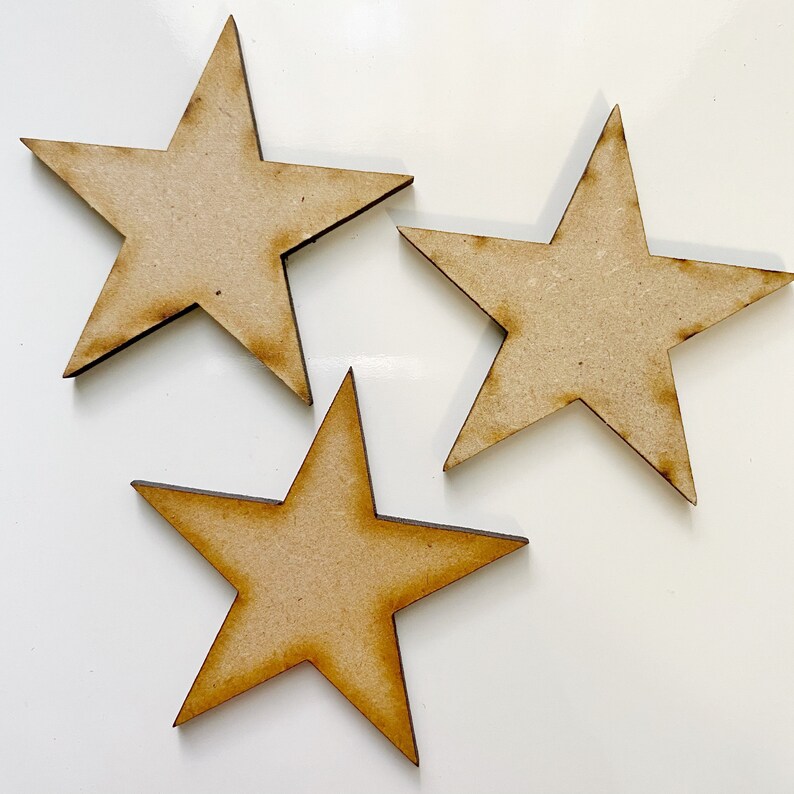 Pointy Star Shaped Cutouts for Scrapbooking or Decoration - Etsy