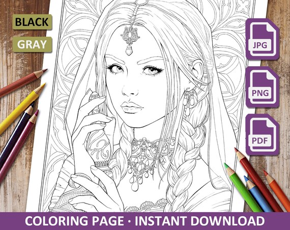 Poison Sign Coloring Page