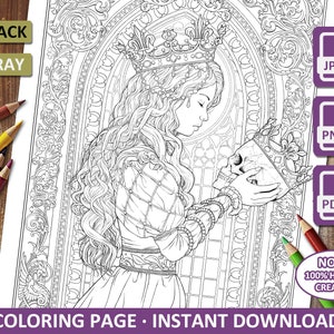Fantasy Coloring Page the Legacy in Our Hands Printable Download - Etsy