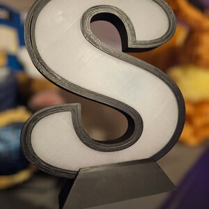 3D Printed Letter Lights - Etsy