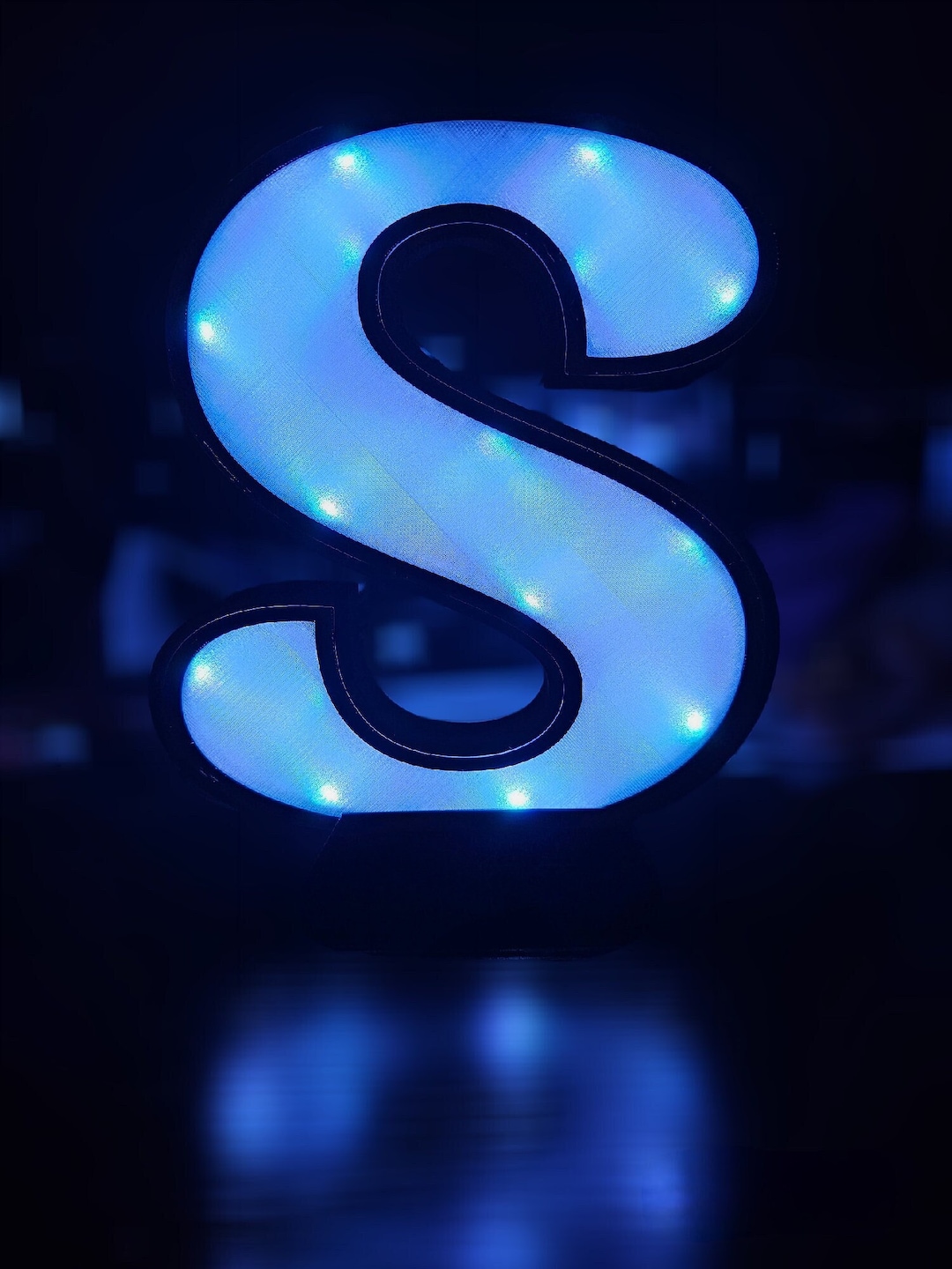 3D Printed Letter Lights - Etsy