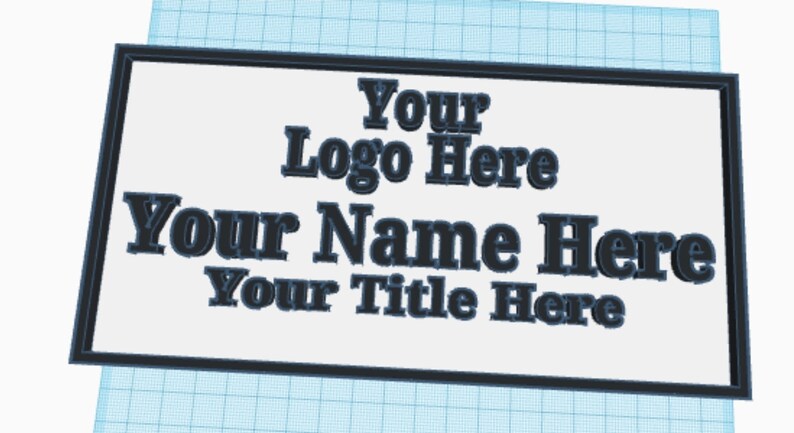 Custom 3D Printed Name Plate - Etsy