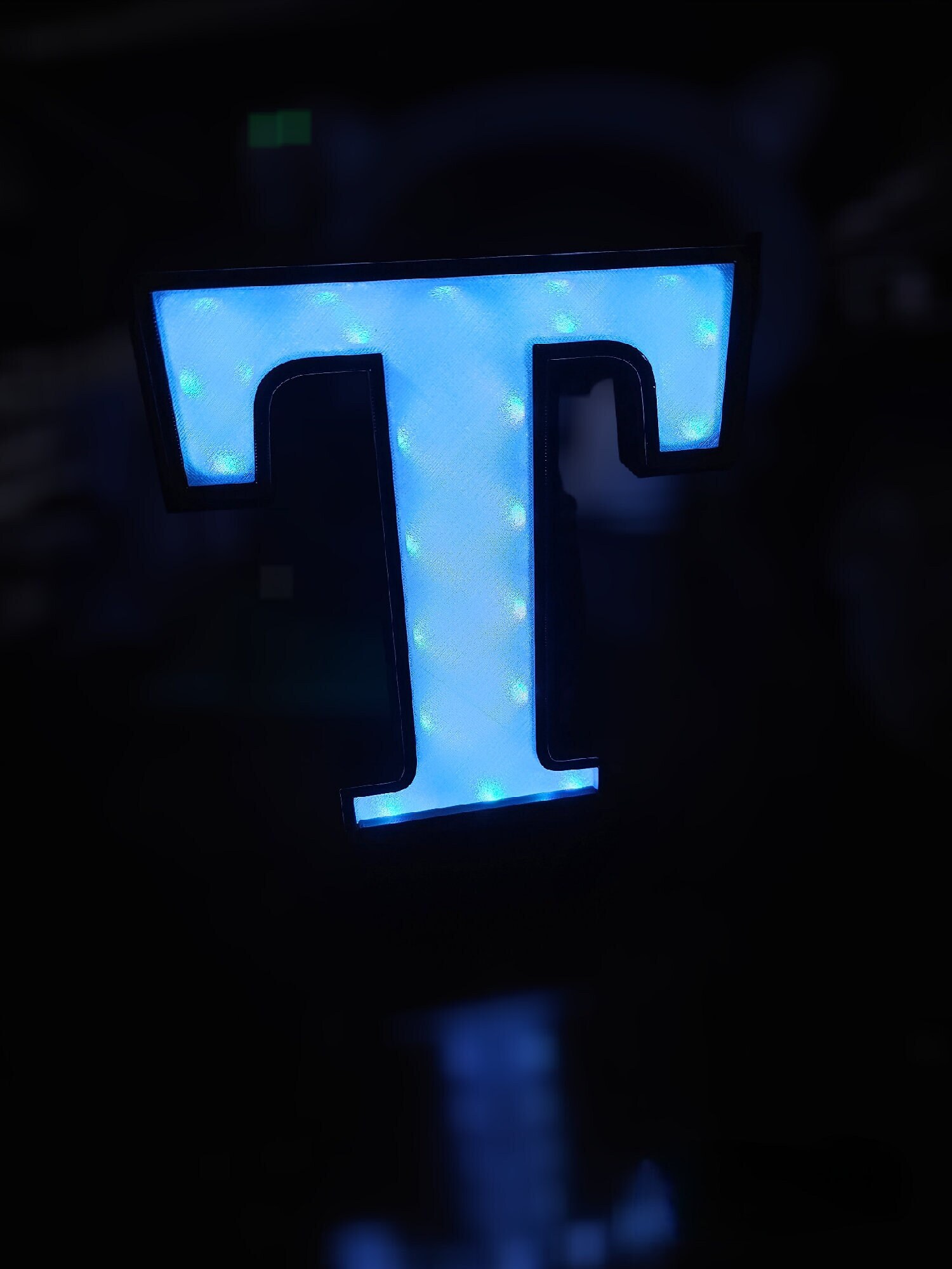 3D Printed Letter Lights - Etsy