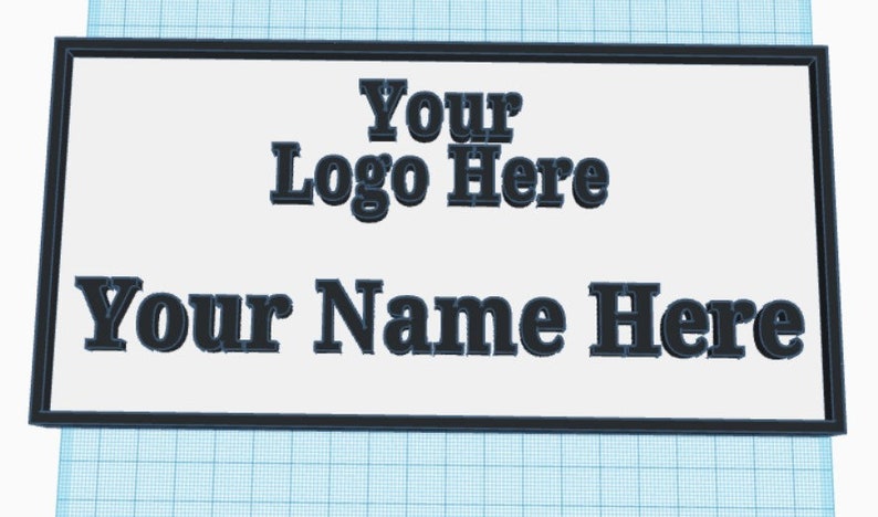Custom 3D Printed Name Plate - Etsy