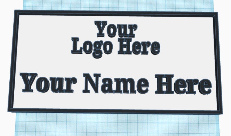Custom 3D Printed Name Plate - Etsy