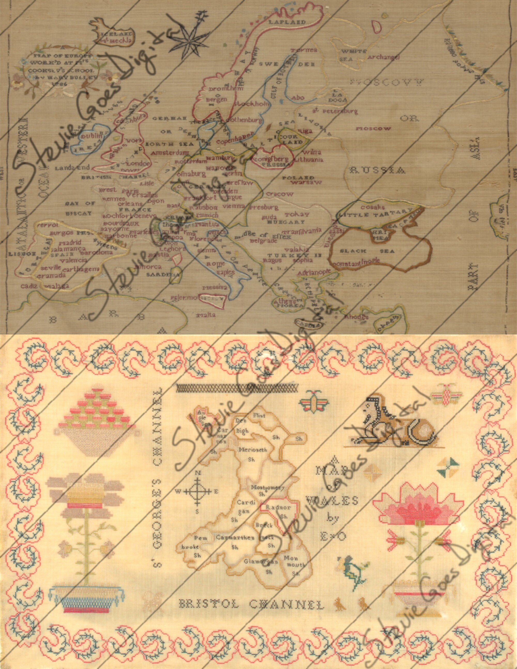 Maps Ephemera Vintage Antique Printable Digital Paper Letter - Etsy