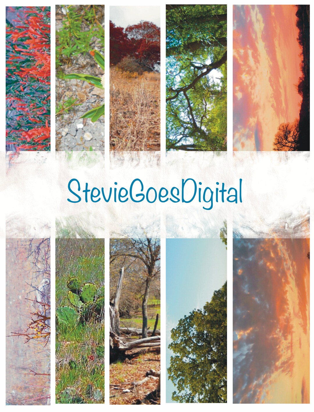 TEXAS RANCH SCENERY Digital Printable Pages for Your Junk - Etsy