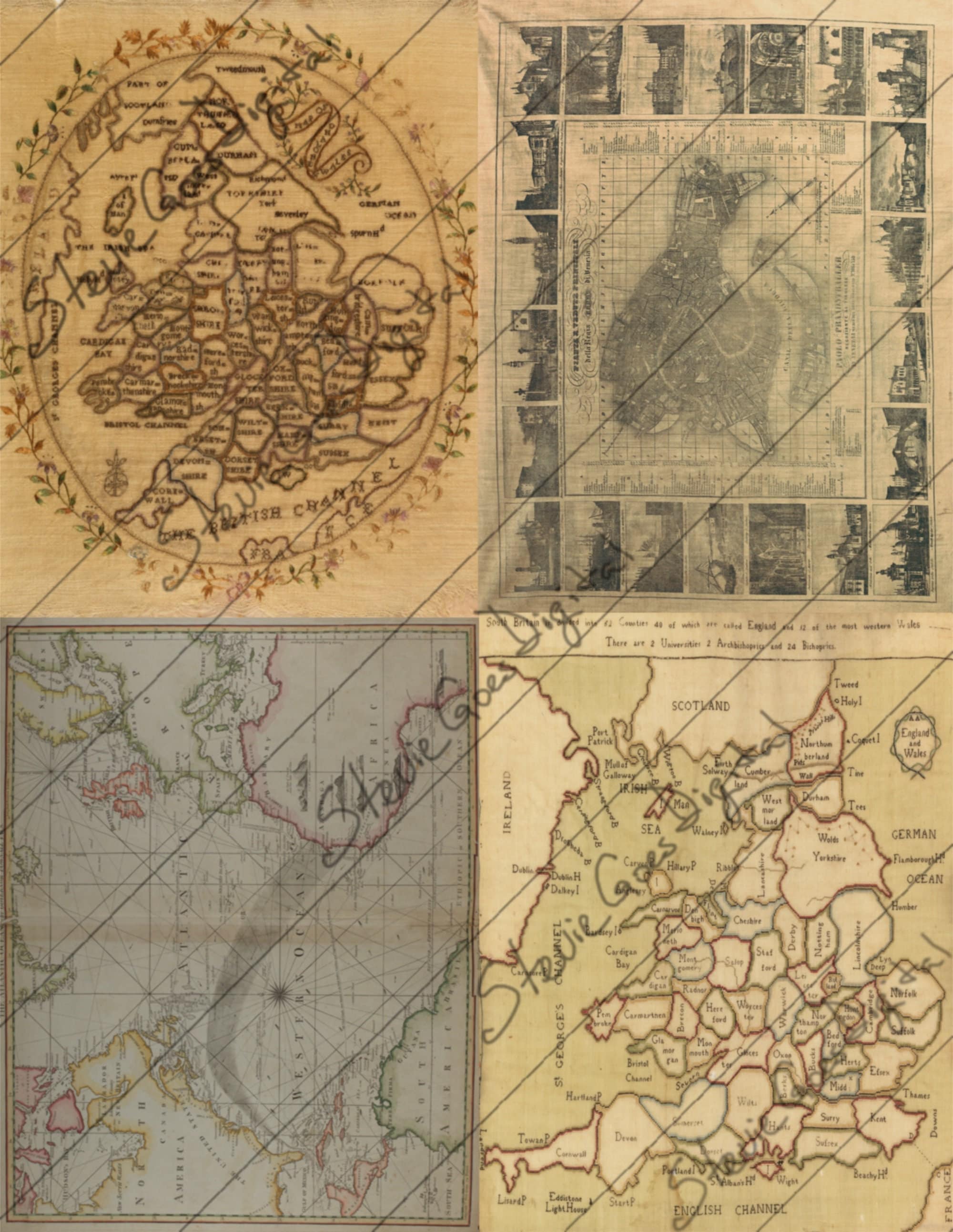 Maps Ephemera Vintage Antique Printable Digital Paper Letter - Etsy Canada