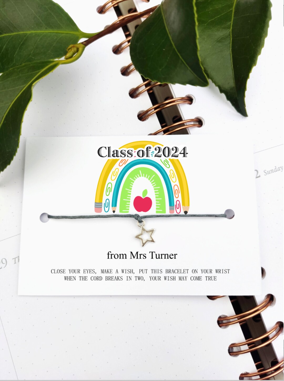 Personalised 2024 School Leavers Gift, Leaver Gift, Gift for Pupils ...