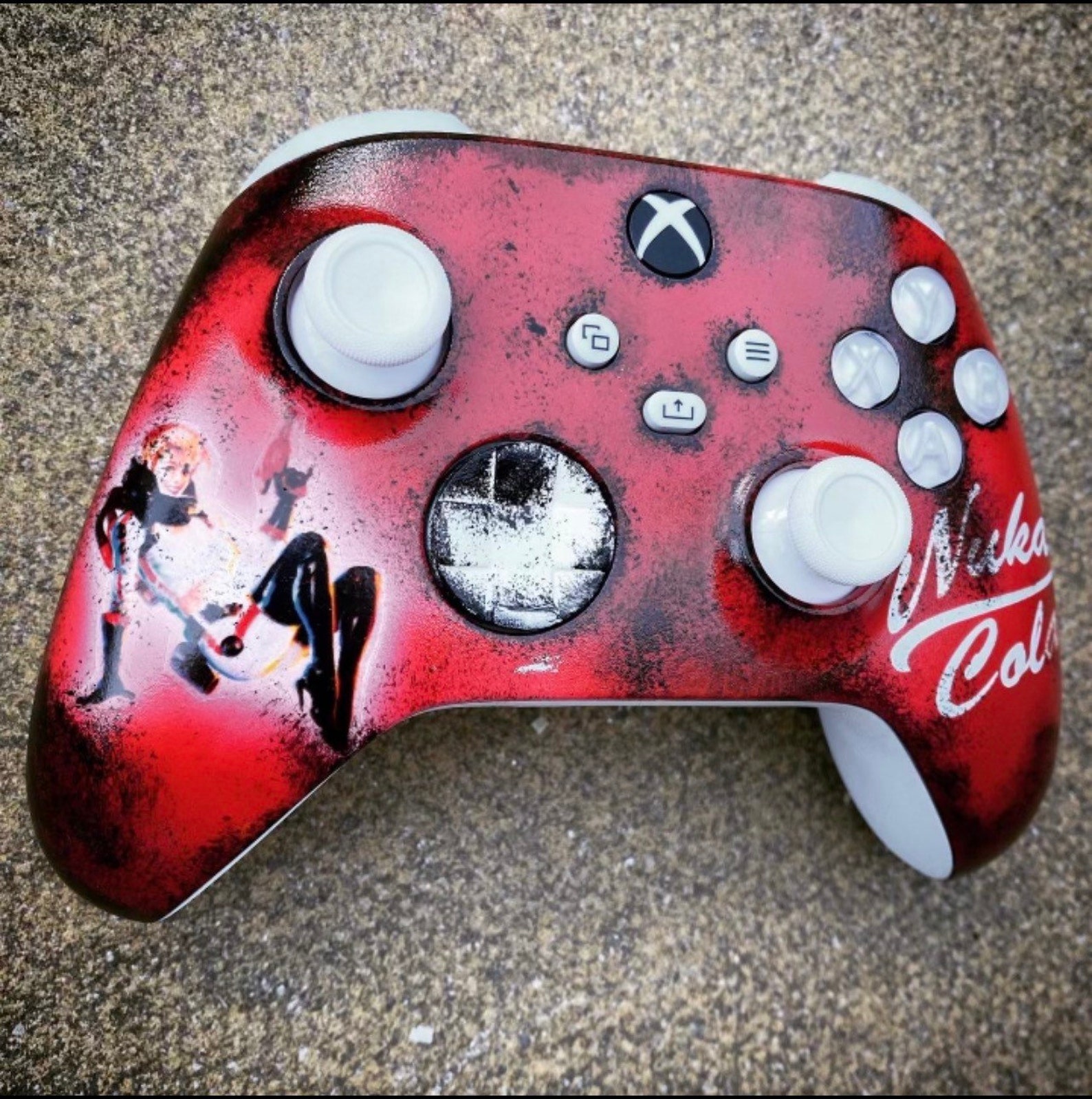 Xbox Series X Controller Custom Painted Nuka Cola Fallout | Etsy