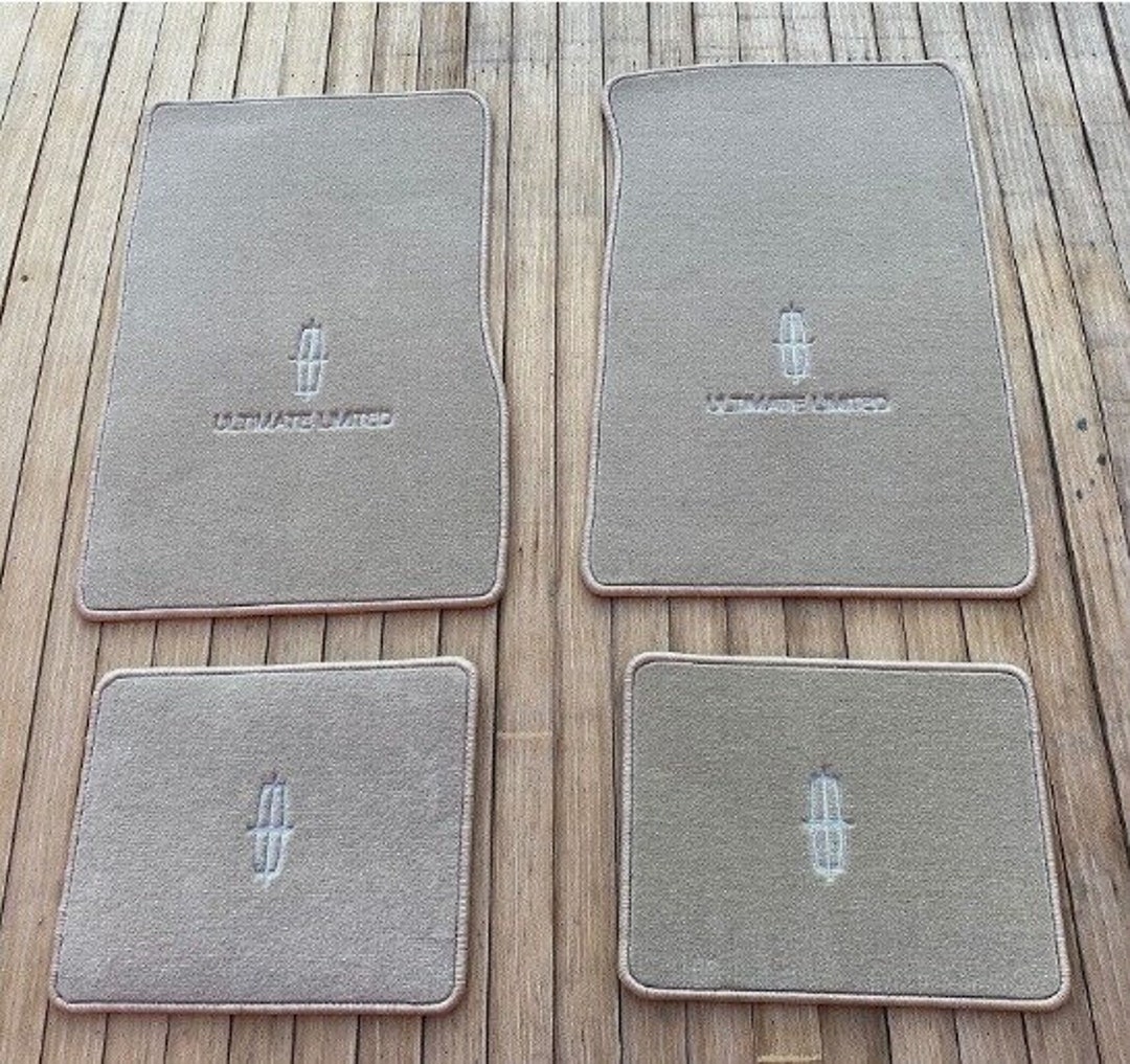 Fit for Lincoln Town Car Signature Limited Floor Mats Carpet TAN 4 Pcs ...