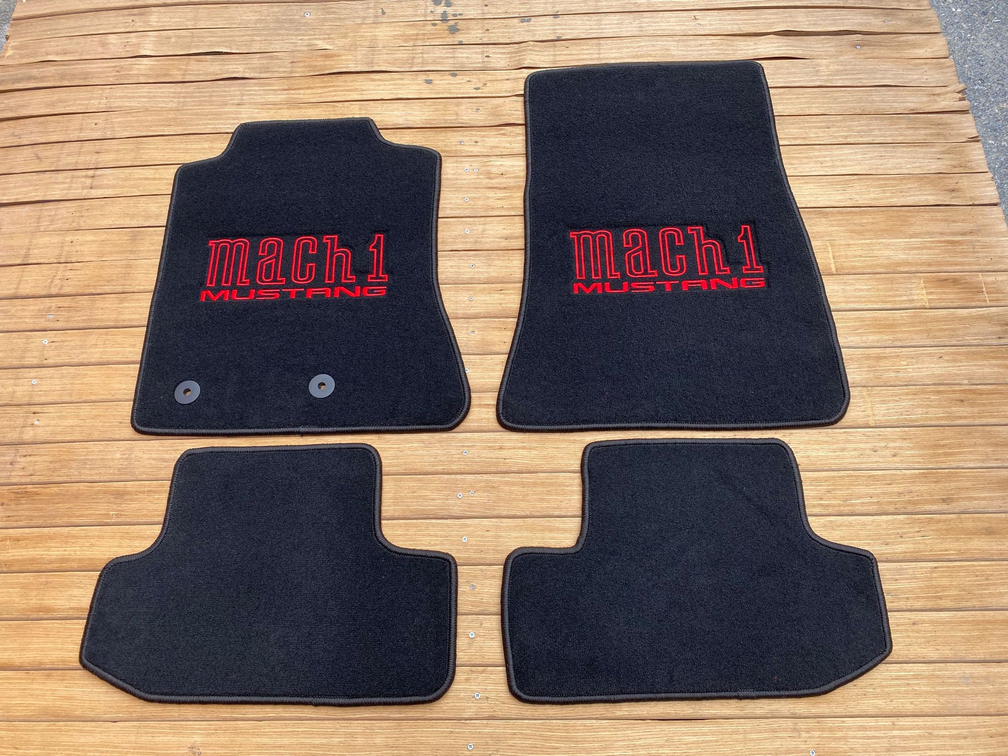 Fit for Ford Mustang Mach 1 Floor Mat Mats Carpet 4pcs 2015-2023 BLACK ...