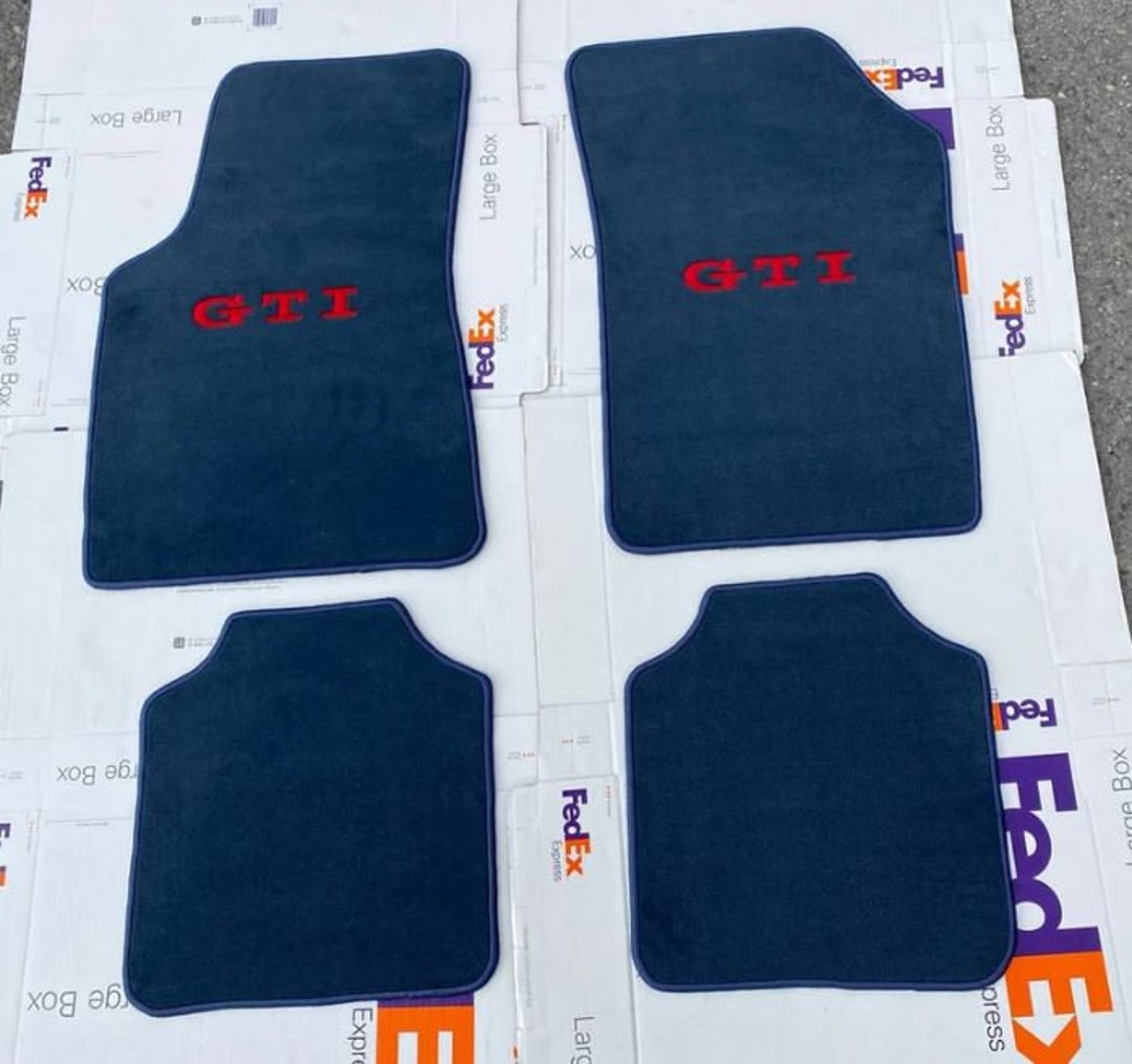 For VW Golf Mk1 Rabbit Custom Floor Mats Carpet Blue 4pcs 1974-82 - Etsy