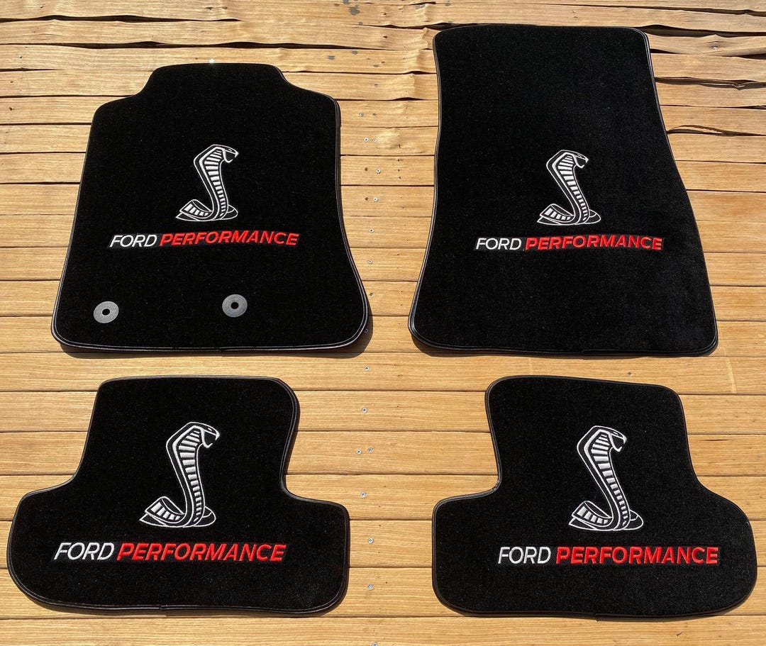Fit for Ford Performance Mustang Shelby Floor Mats Carpet Black A+ ...