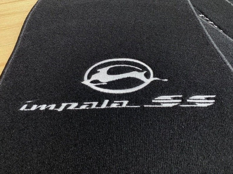 For Chevrolet Impala SS Floor Mat Carpet Black/silver Embroidery New ...