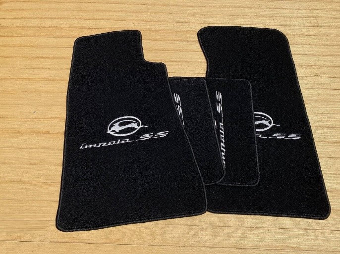 For Chevrolet Impala SS Floor Mat Carpet Black/silver Embroidery New ...