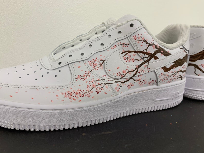Hanami Sakura Japanese Cherry Tree Nike Custom Sneakers - Etsy