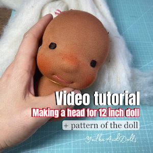 Head Making Video TUTORIAL + Pattern of Waldorf Doll (12 Inch Doll) - Etsy
