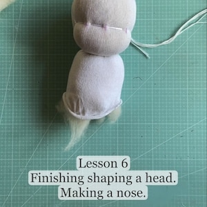 Waldorf Doll Head Sewing Tutorial – 12 Inch Doll PDF Pattern + Step-by ...