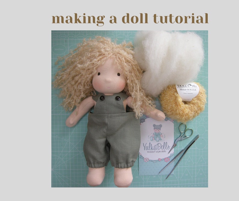 Waldorf Doll Making Tutorial (12-inch Doll) – PDF Pattern + Step-by ...