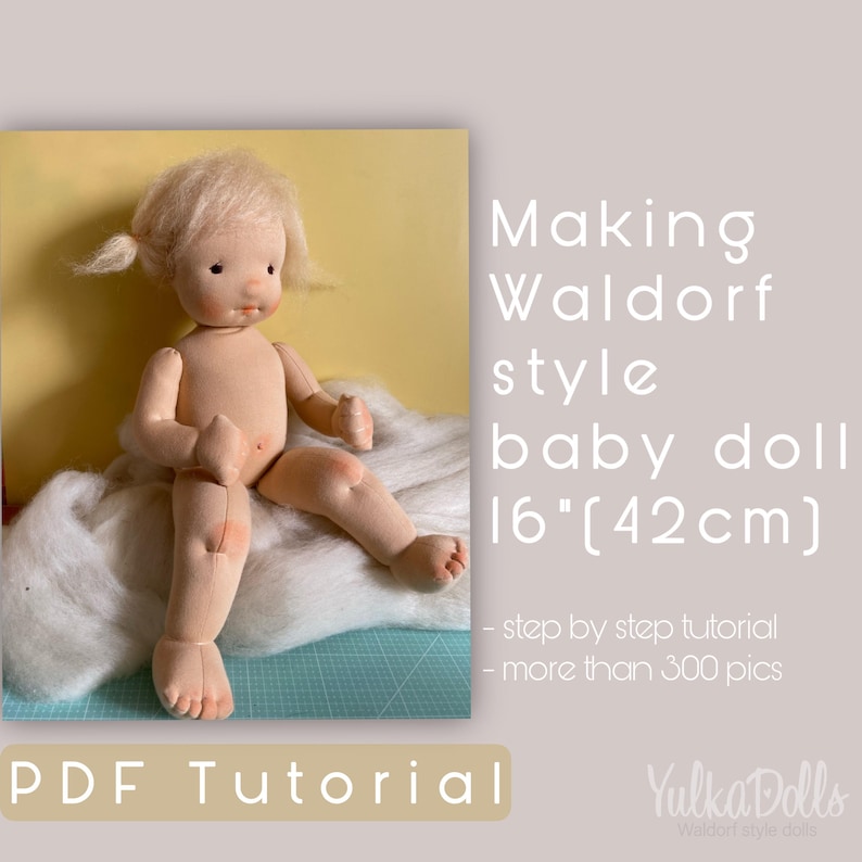 16 Inch Waldorf Baby Doll Sewing Pattern (PDF Tutorial) - Etsy