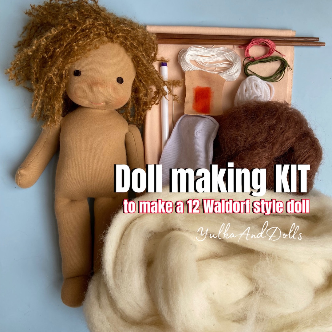 Doll Making KIT 12 Inch Waldorf Style Doll - Etsy
