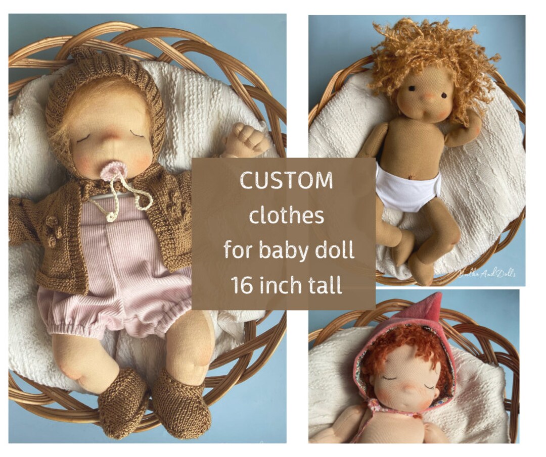 Custom Clothes for 16 Inch Baby Doll Made to Order Steiner Dolls Poupee ...