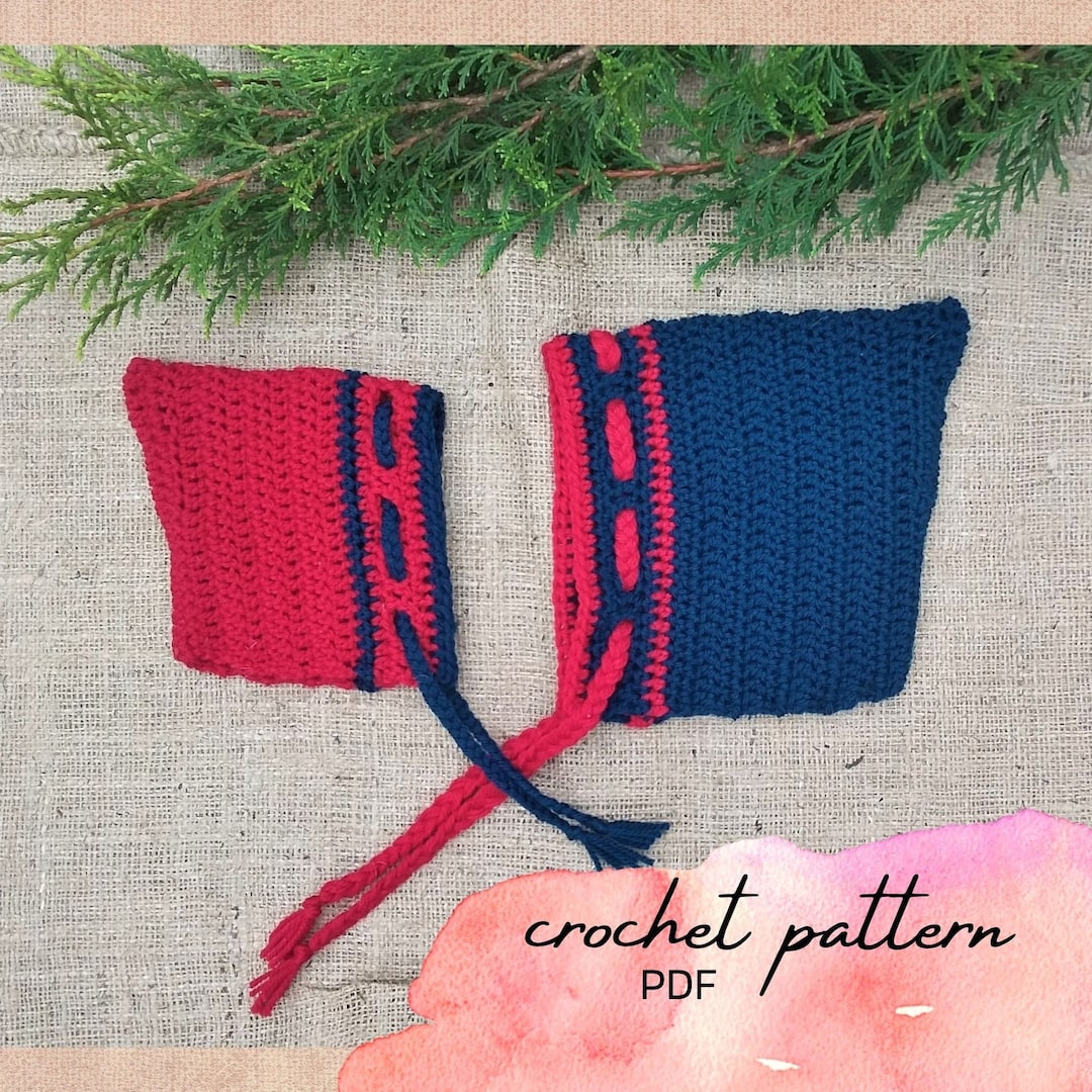 Crochet Pixie Bonnet Pattern - Cottage Core Crochet Pixie Hat - Size ...