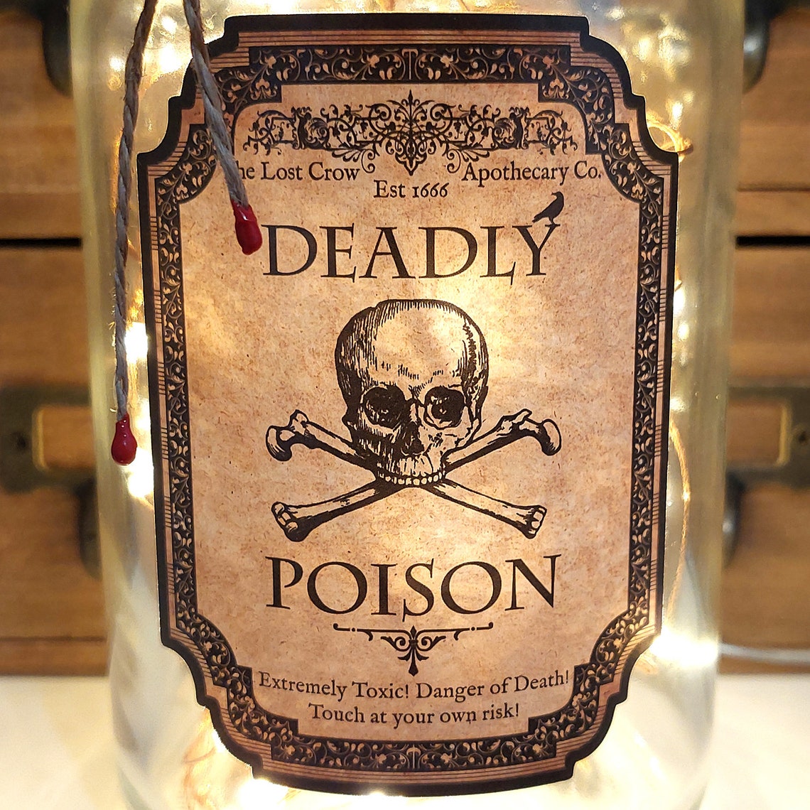 700ml Deadly Poison the Lost Crow Apothecary Potion Bottle - Etsy