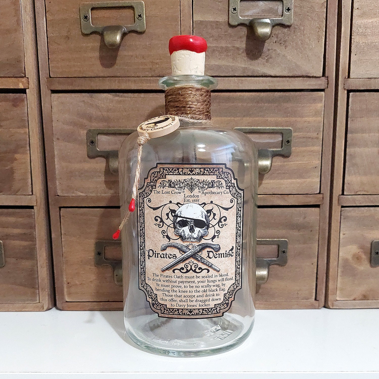 Pirate Rum Bottle Prop