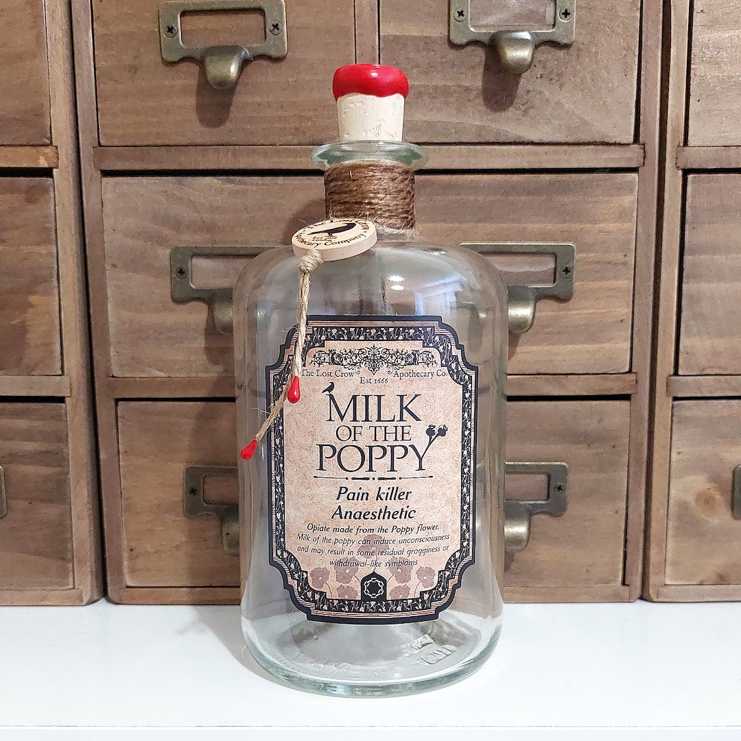 Drinks Decanter Milk of the Poppy Potion Apothecary Rum Gin Vodka ...