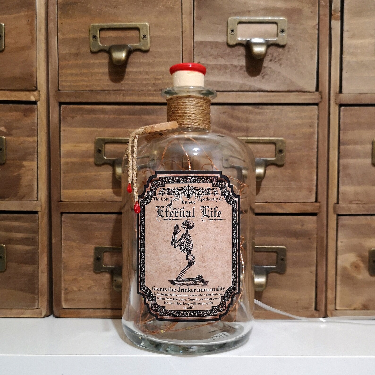 700ml Elixir of Eternal Life the Lost Crow Potion Apothecary - Etsy