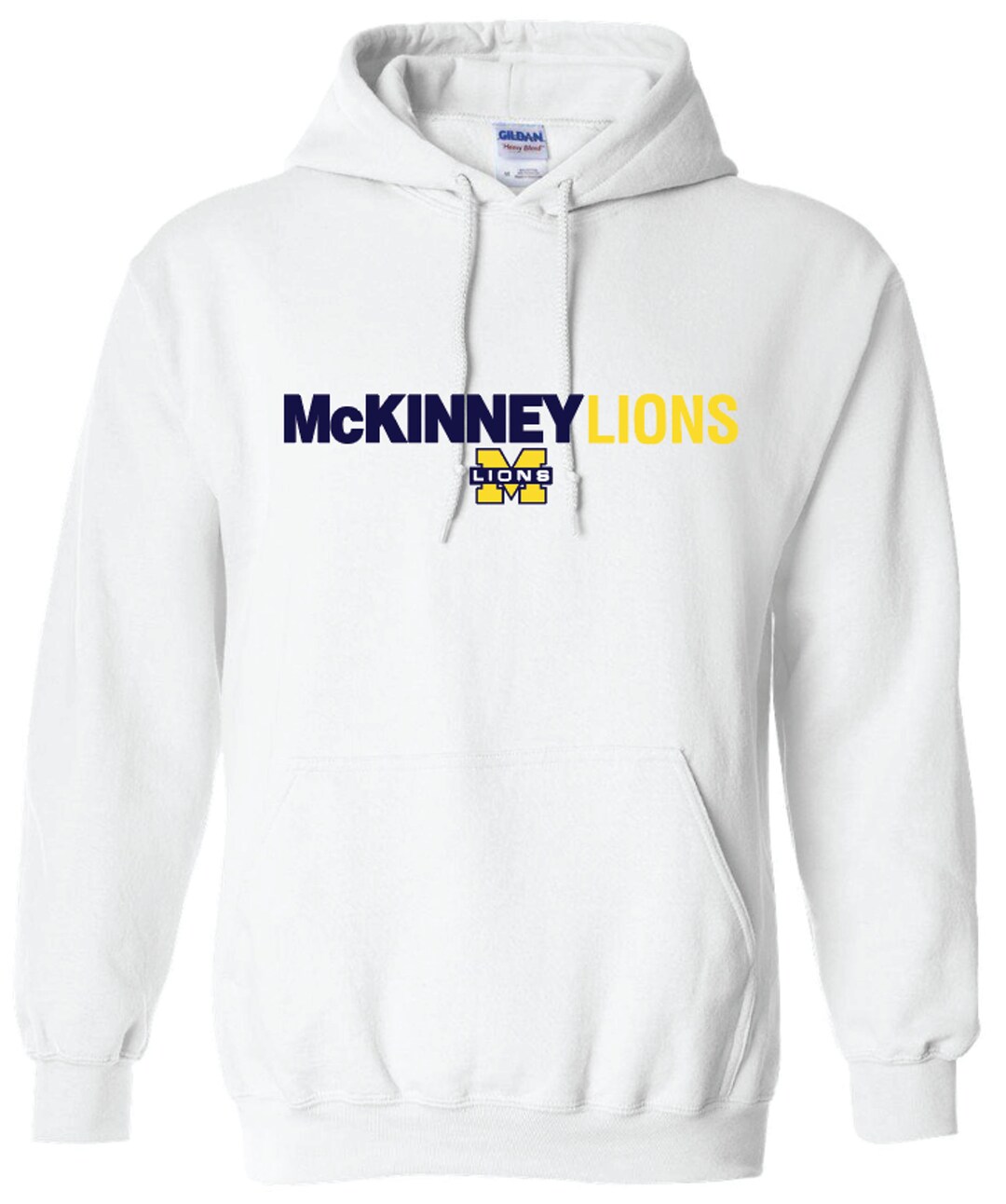 Mckinney High School Lions Clean Lines Hoodie ---2 Colors - Etsy