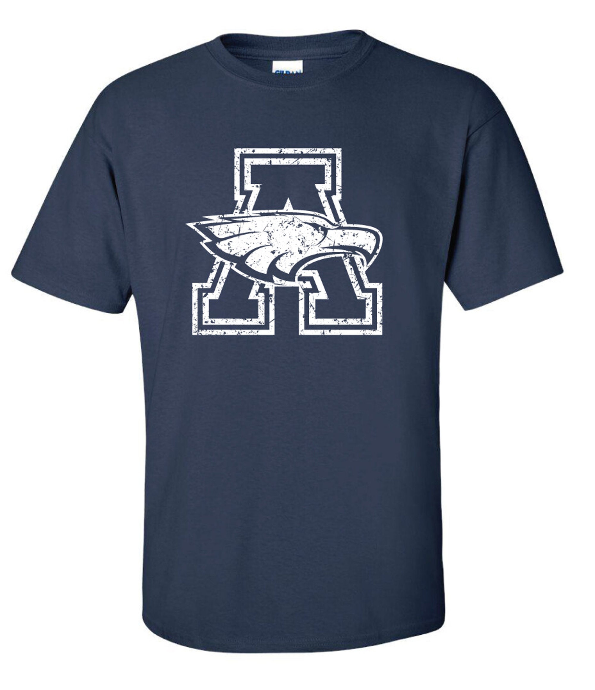 Allen High School Eagles Distressed Large A Eagle Head Tshirt ---5 ...