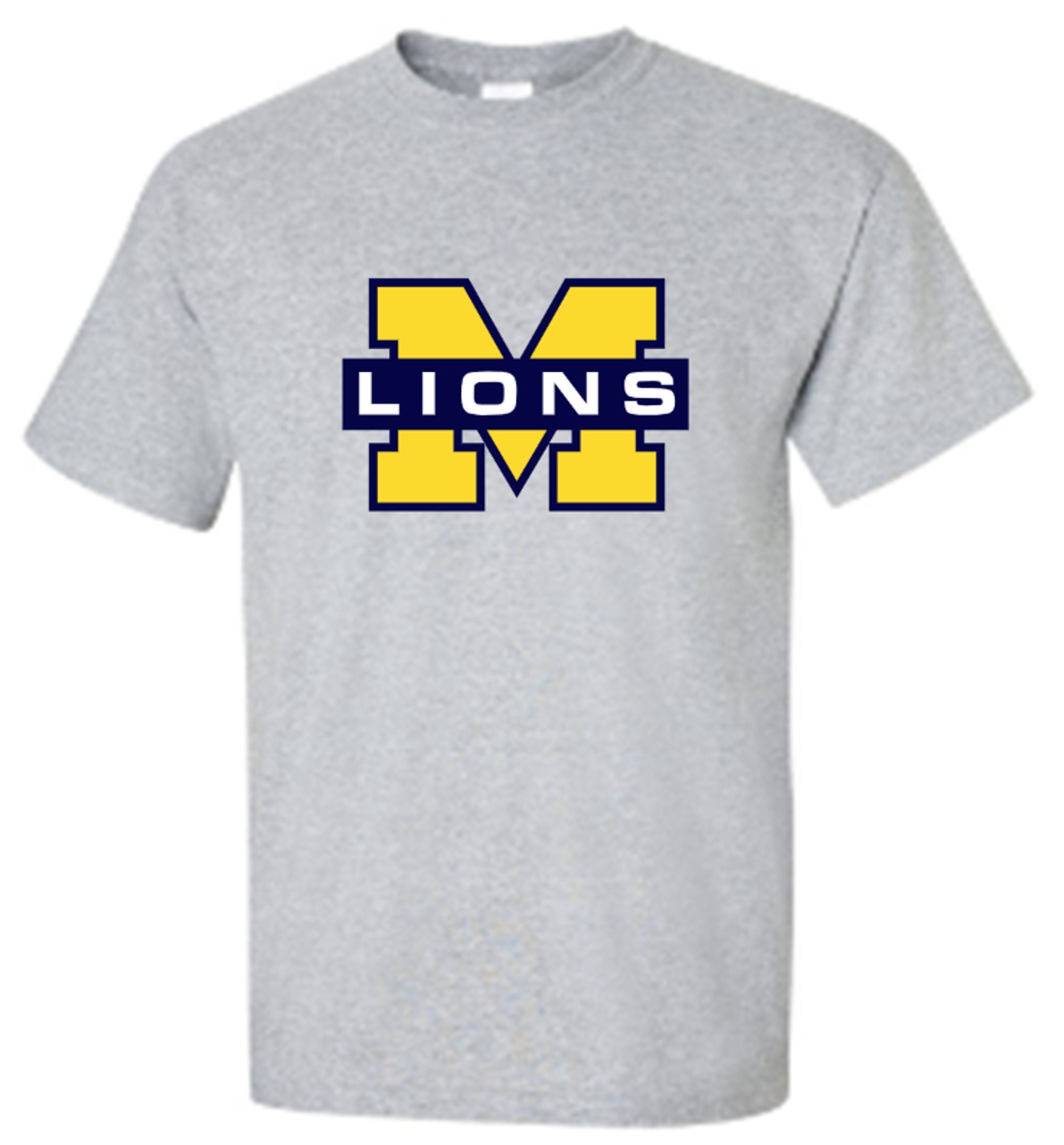 Mckinney High School Lions Big M Logo T-shirt ....short or Long Sleeve ...
