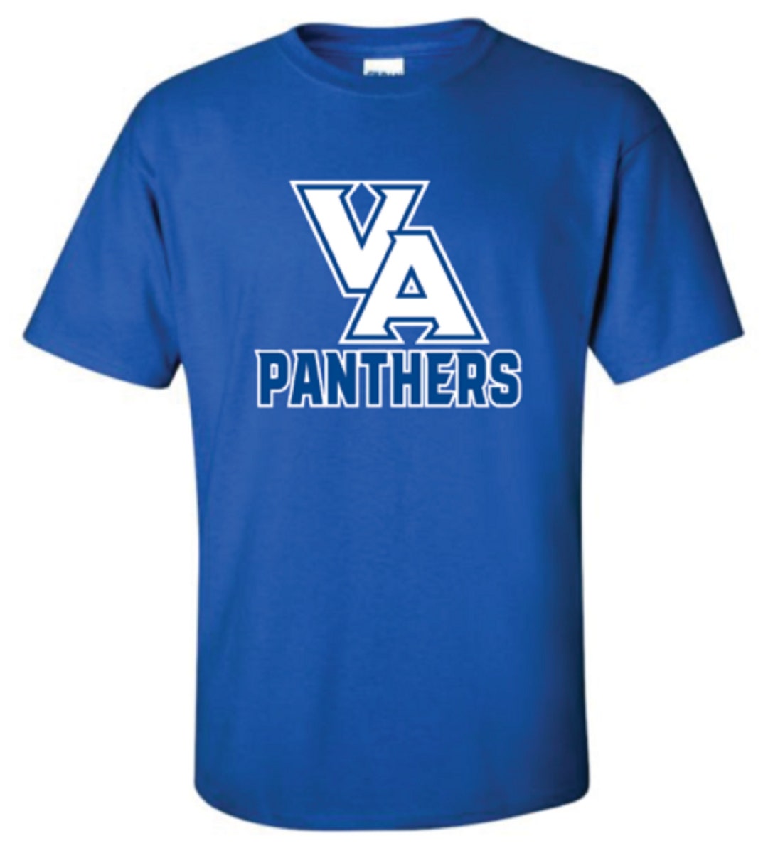 Van Alstyne High School Big White VA Panthers T-shirt ....short or Long ...