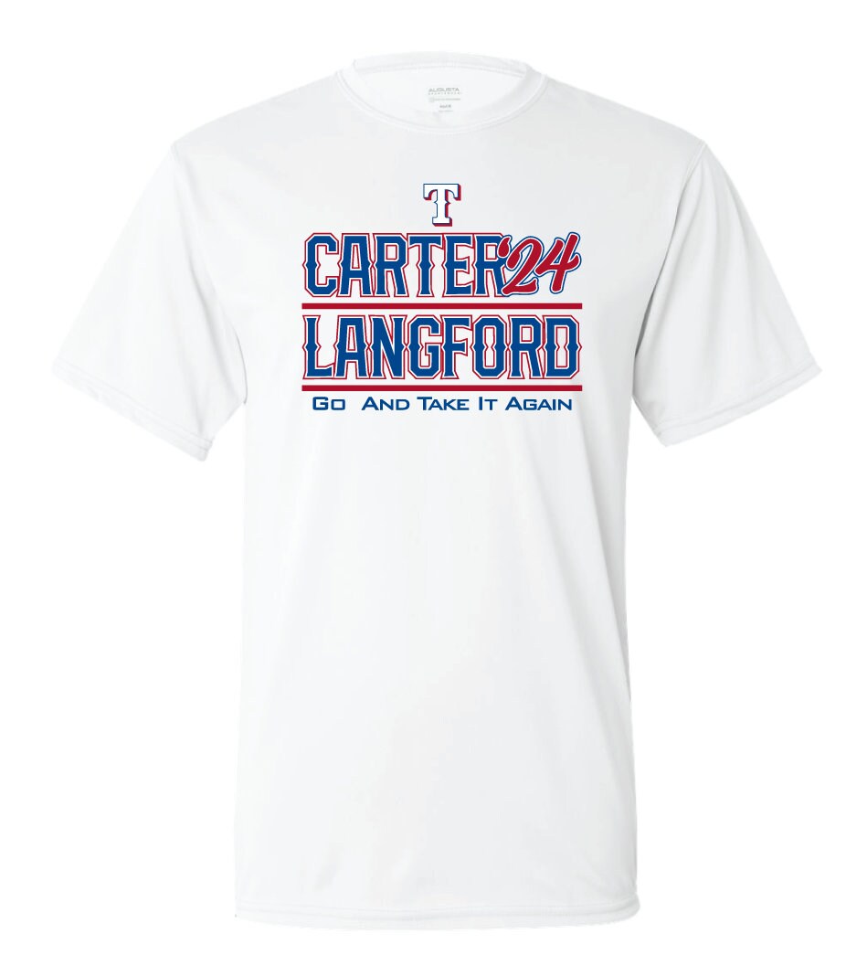 Texas Rangers Evan Carter / Wyatt Langford 2024 Election Style T-shirt ...