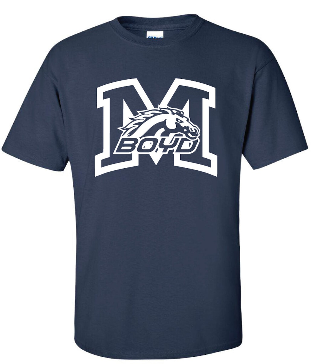 Mckinney Boyd High School Boyd Broncos Large M Simple Logo Tshirt ---3 ...