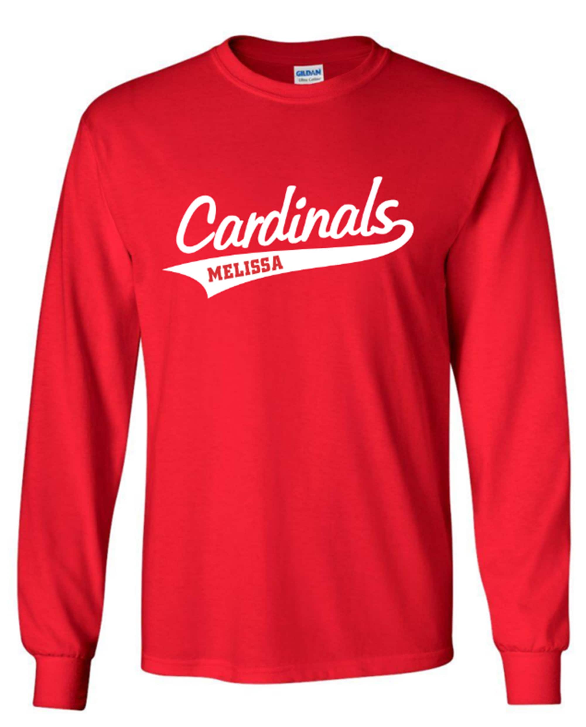 Melissa High School Cardinals Old School Script Cardinals - Etsy