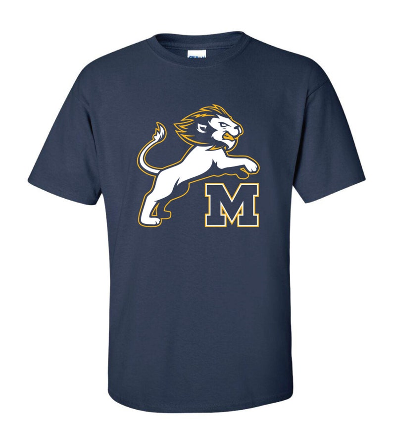 Mckinney High School Lions Youth Leaping Lion M T-shirt ....short or ...
