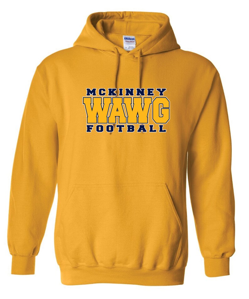Mckinney High School Lions WAWG Football Hoodie 4 Colors - Etsy