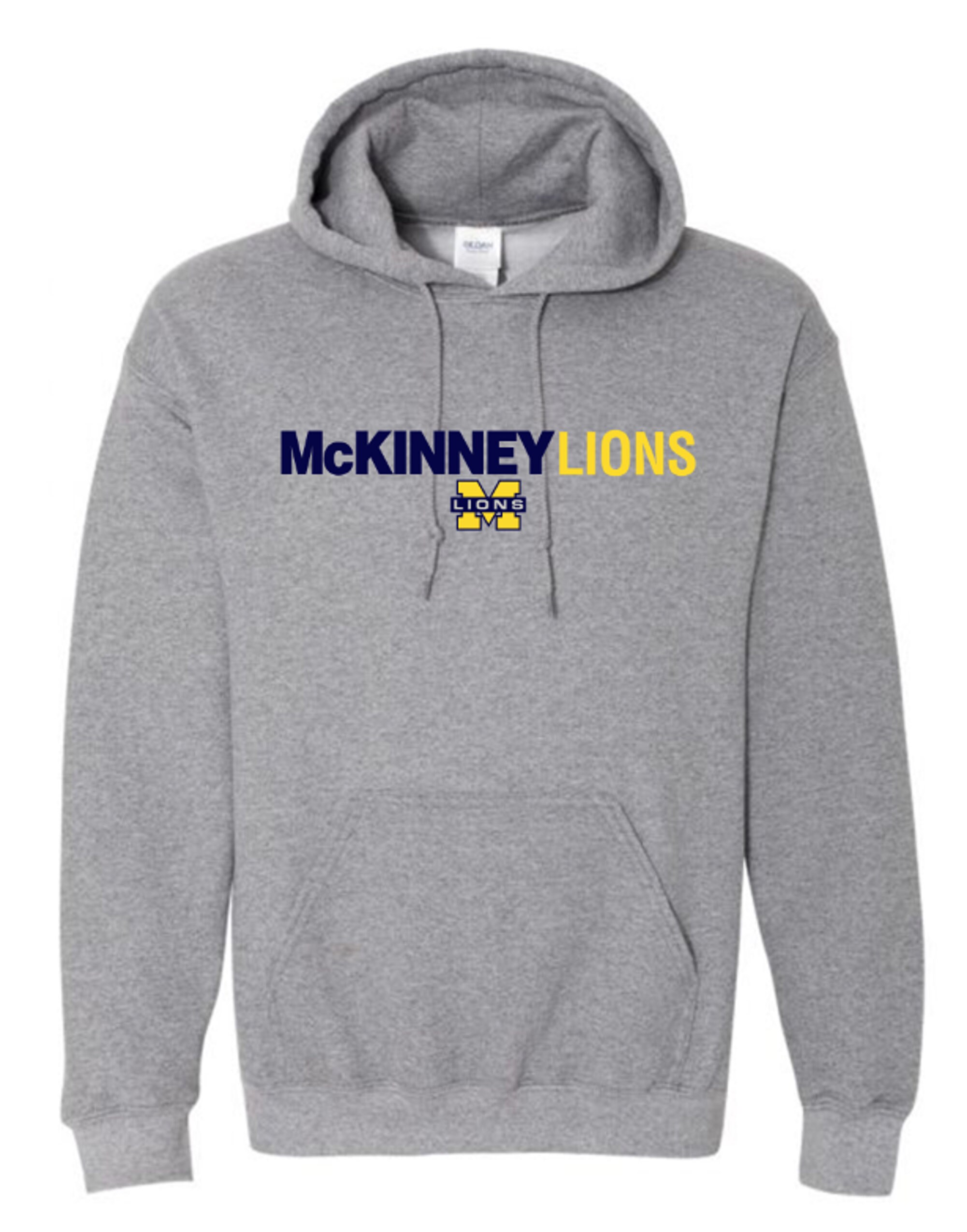 Mckinney High School Lions Clean Lines Hoodie ---2 Colors - Etsy