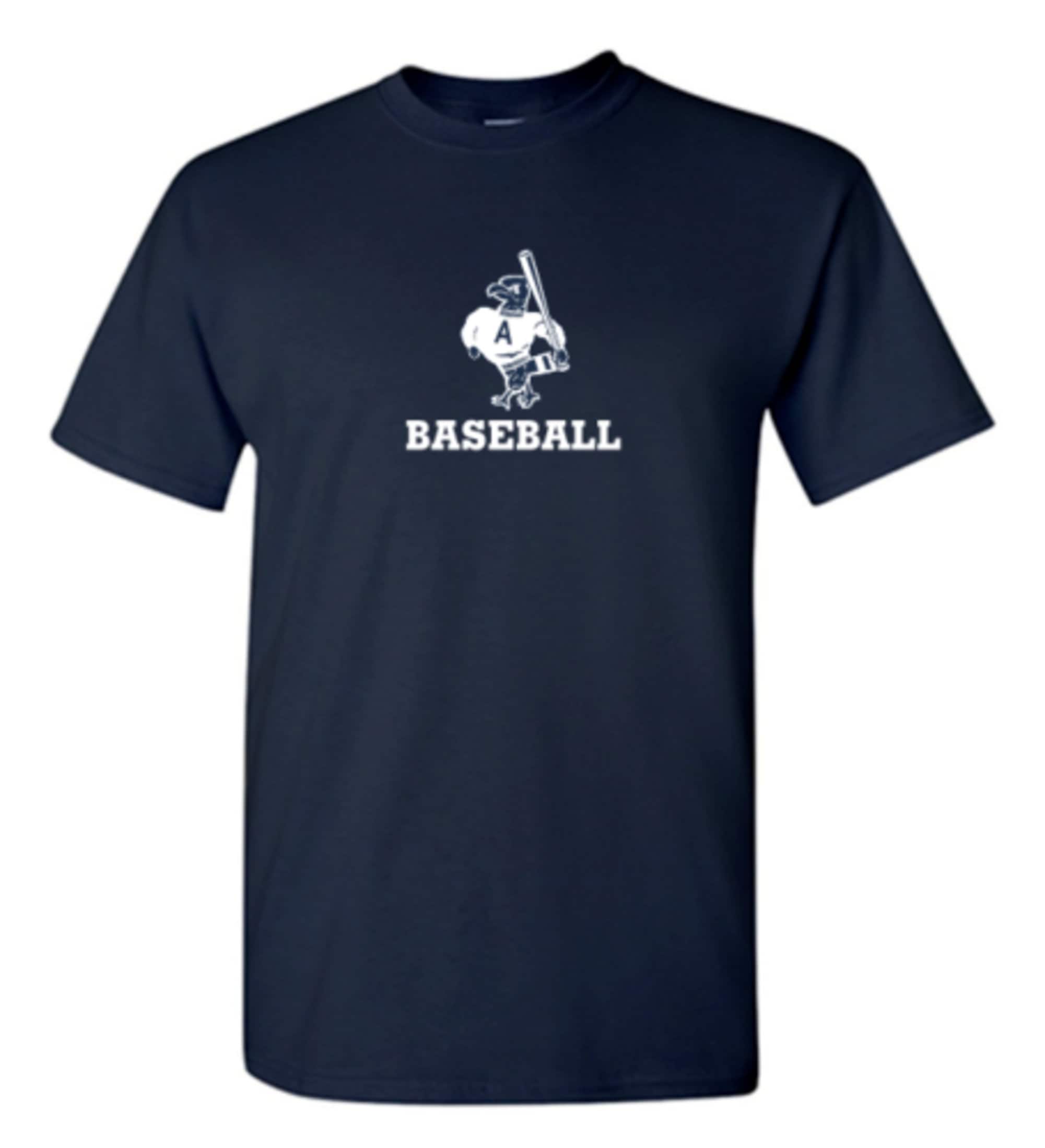 Allen High School Eagles Tuffy Baseball Tshirt ---red or Navy Blue - Etsy