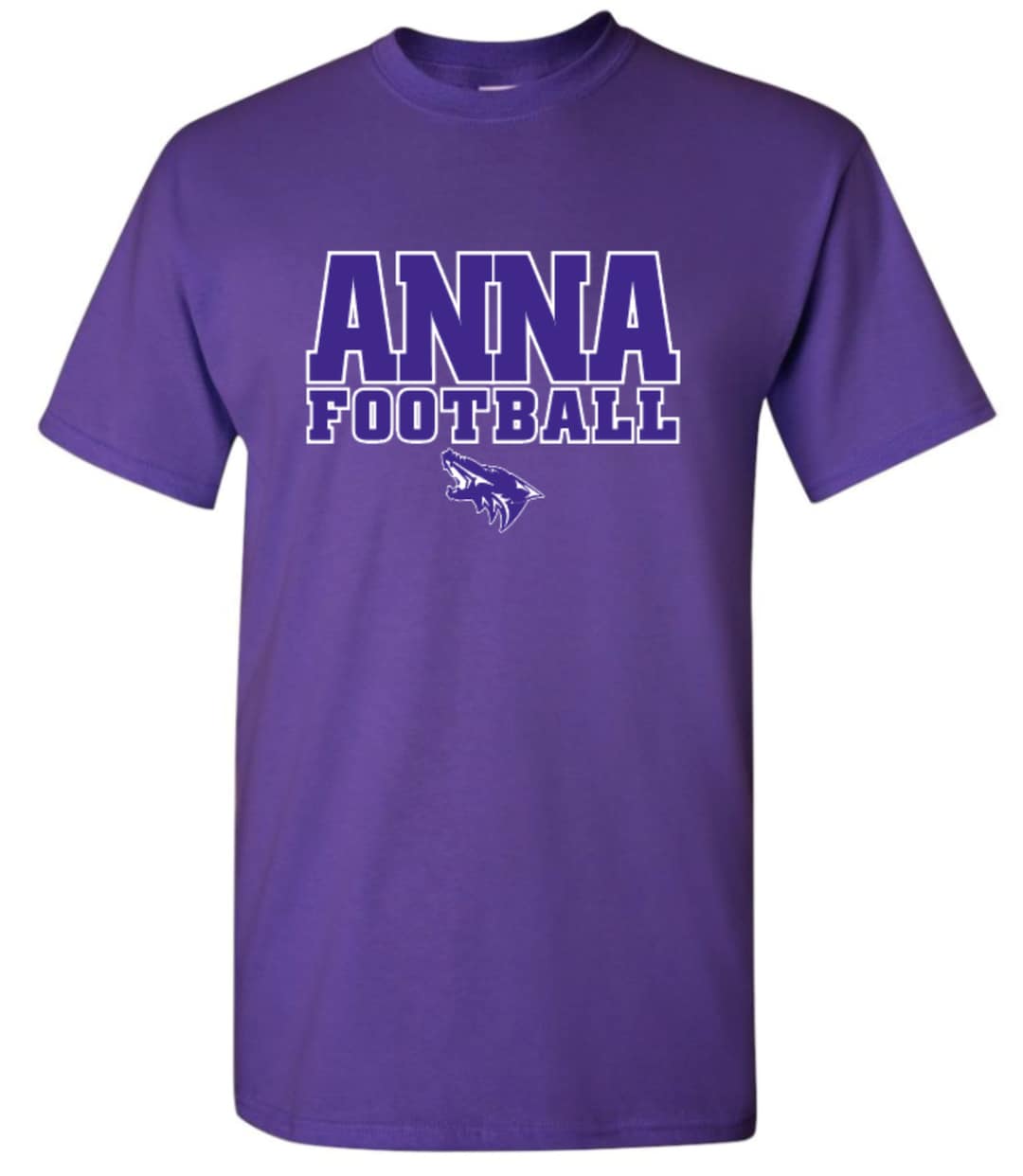 Anna High School Anna Coyotes Football Tshirt several Colors - Etsy